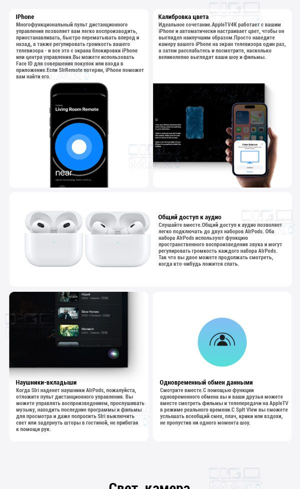 Медиаплеер Apple 4K TV (3rd gen)128 iOS US, 128 ГБ, Wi-Fi + Ethernet ...