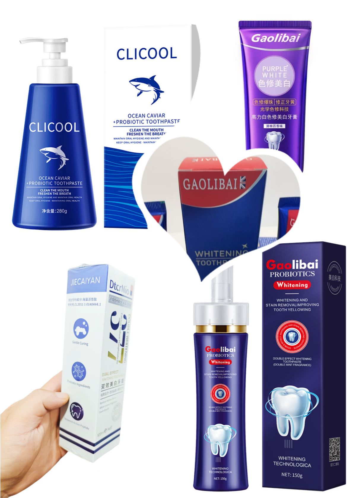 Зубная паста и щётка 2 в 1 для поездок JIECAIYAN купить на OZON по ...