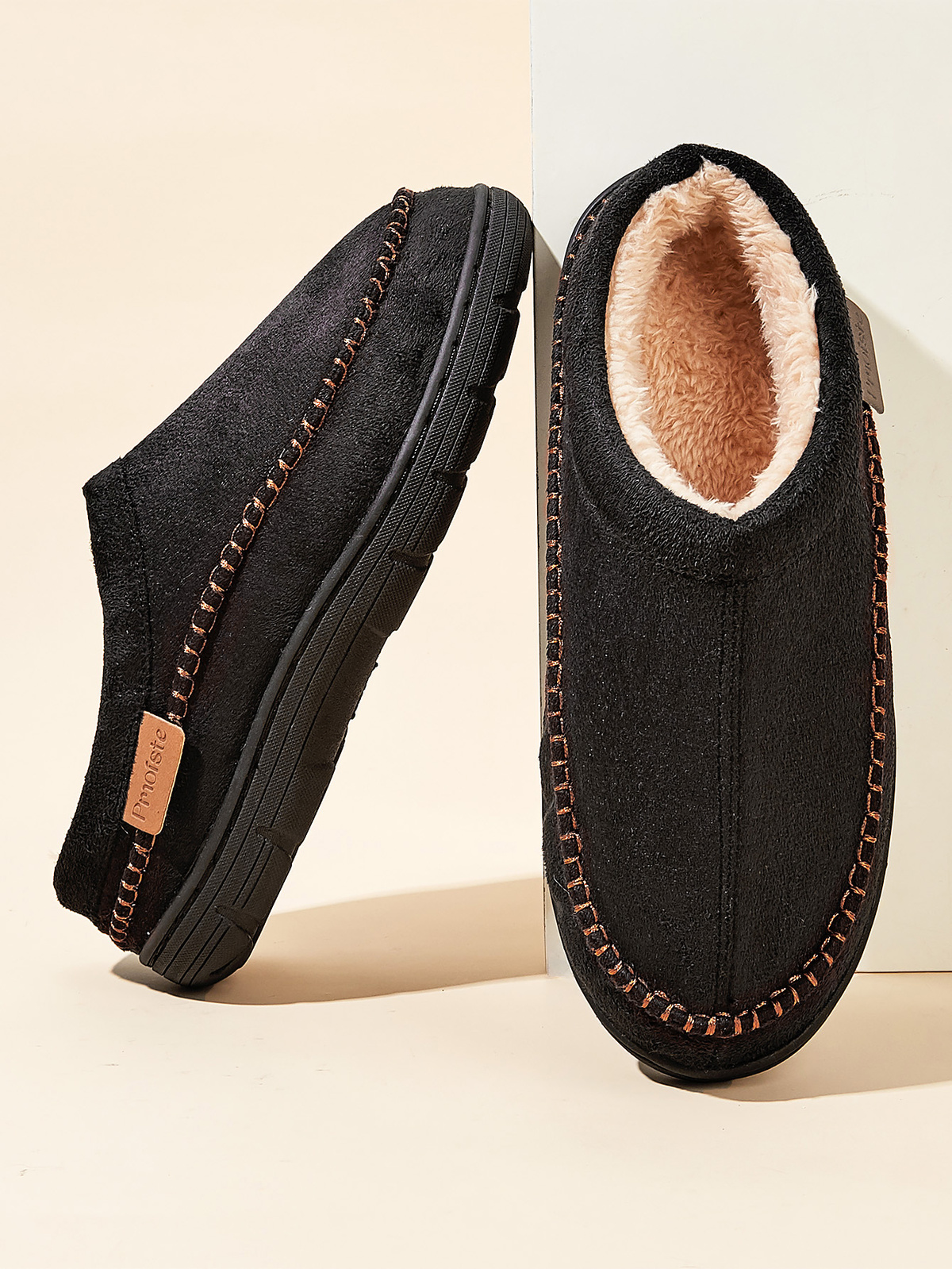 Тапочки Мужской, размер 41, 42 3 черный Бахрома Китай Зима купить c доставкой на OZON по низкой ...