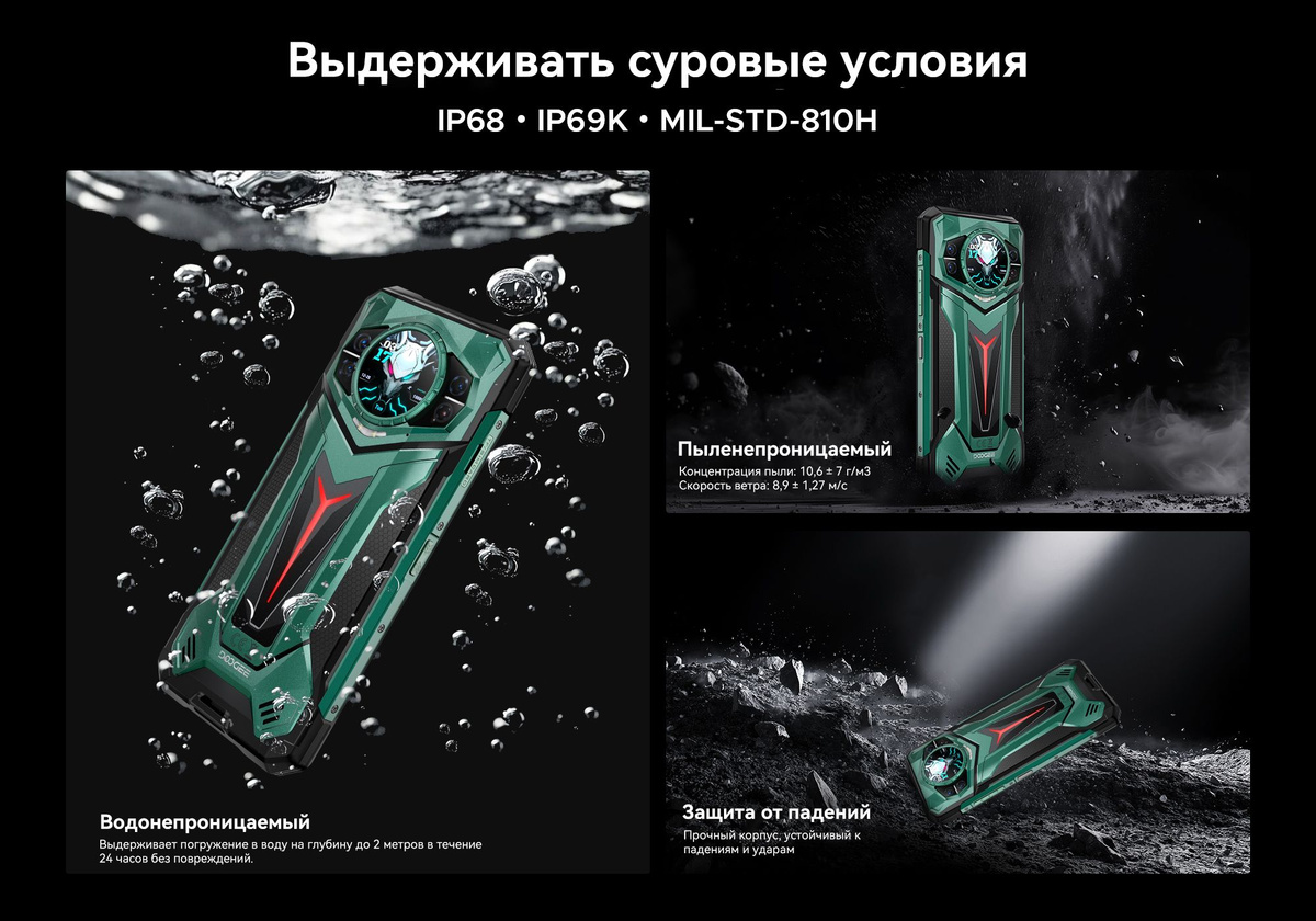 Смартфон Doogee S200 1 ТБ 12 ГБ Зеленый 6.72 IPS S200 Ultra купить c ...