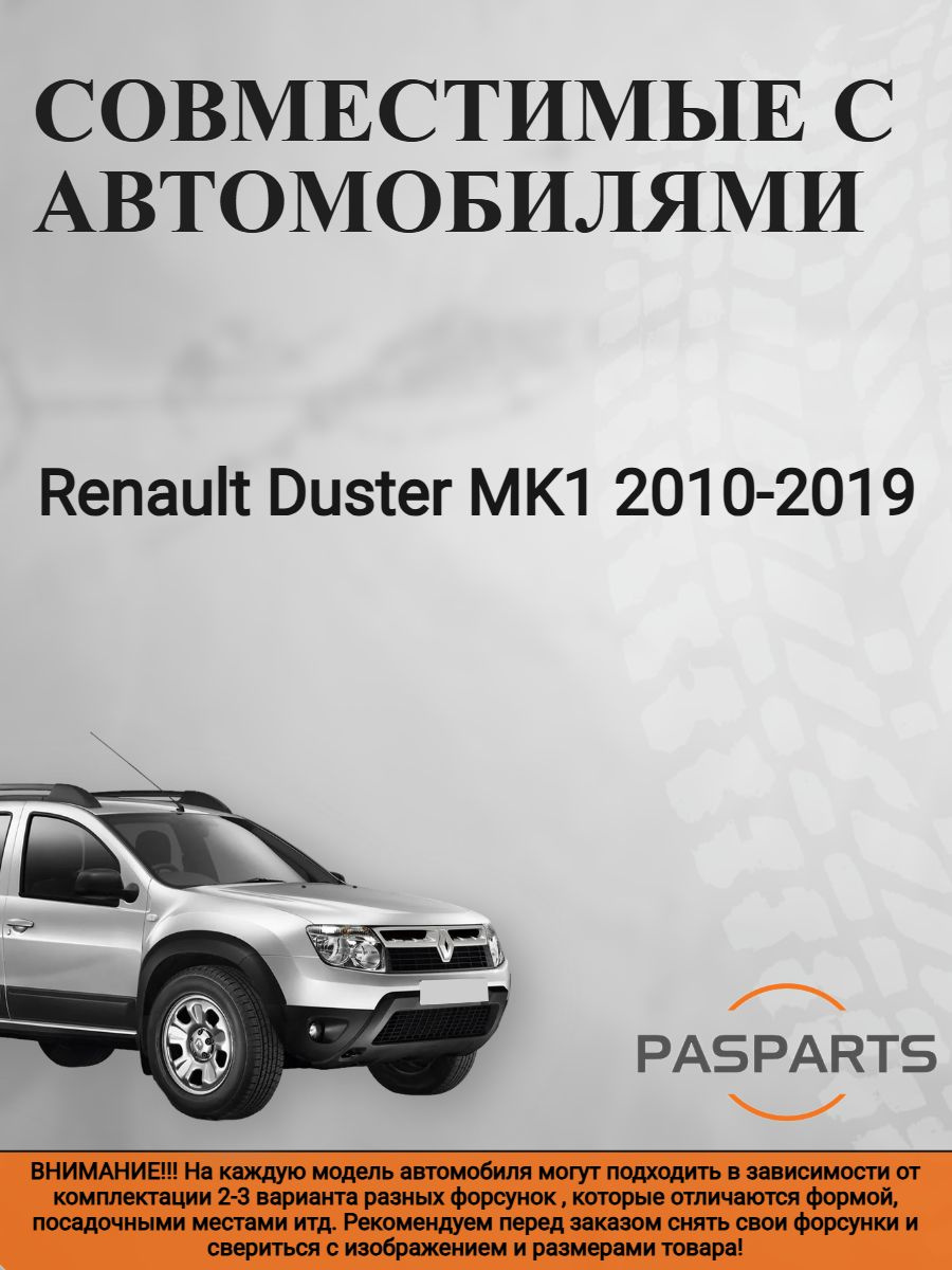 Форсунки омывателя лобового стекла 2 шт для Renault Duster 2010-2019 ...