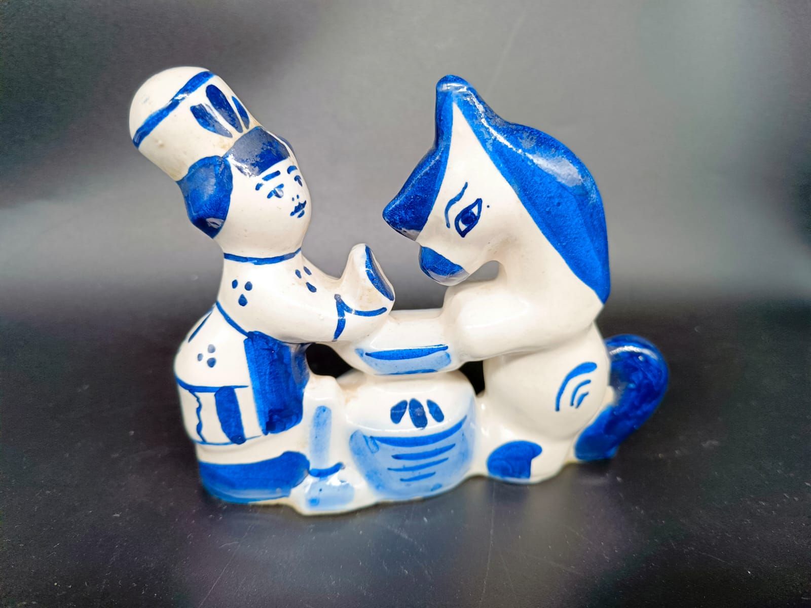 Винтажная советская Статуэтка, фарфор, гжель, СССР купить на OZON по ...