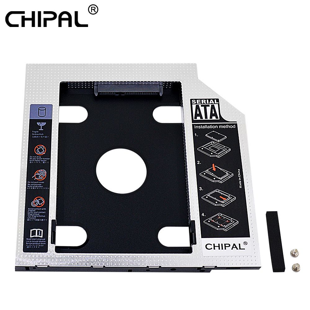 Переходник салазки для SSD ноутбука CHIPAL optibay 9.5мм SATA III HDD ...