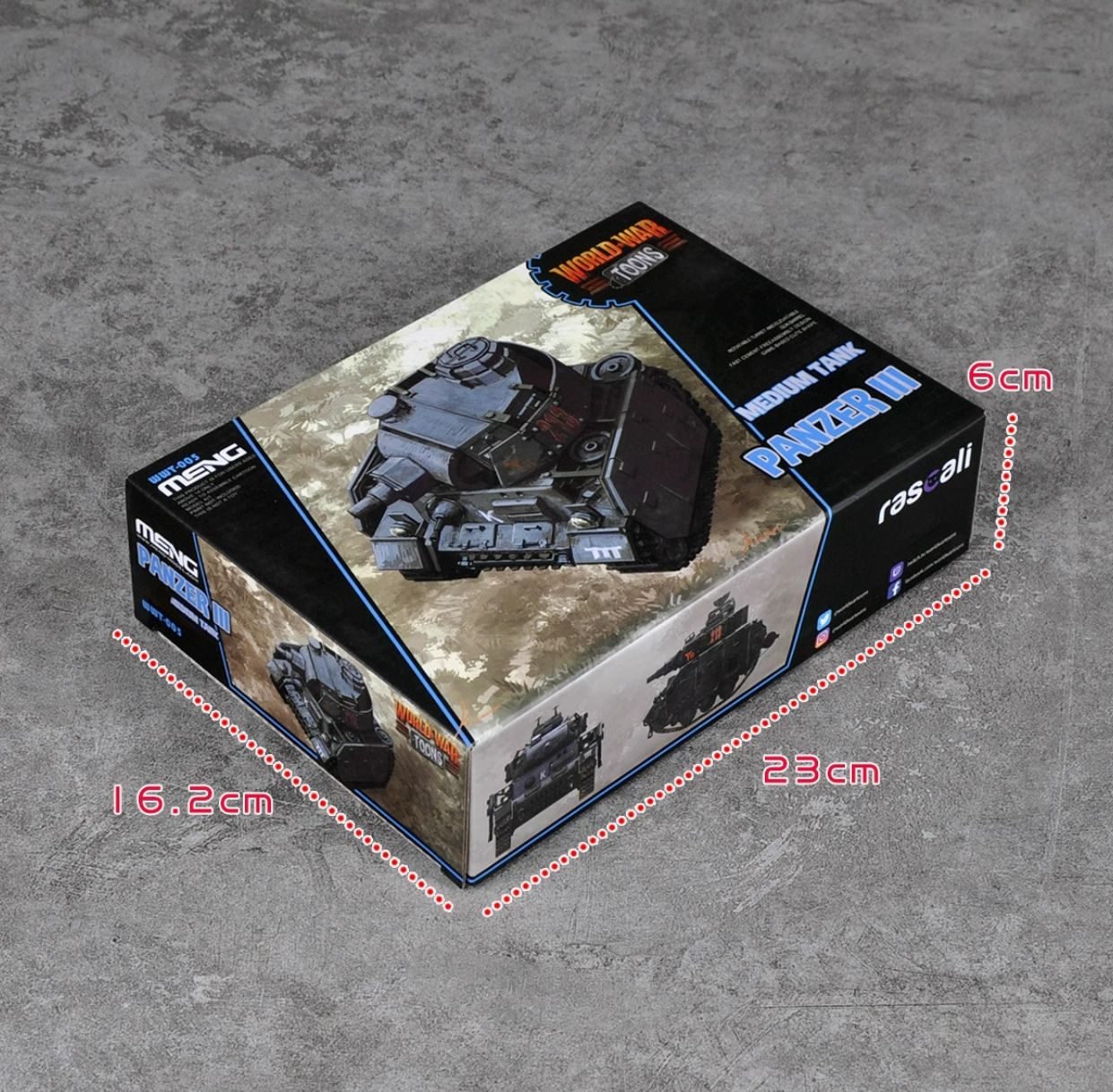 Meng Model WWT-005 Panzer III STUG III Модель сборки танков (Q - версия ...