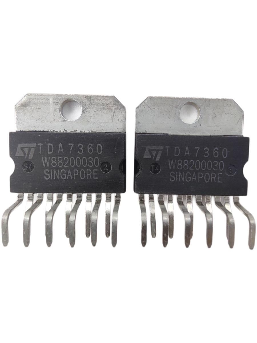 2шт. TDA7360, микросхема, аудио усилитель, УНЧ, 2х12Вт, 1х22Вт, корпус ...