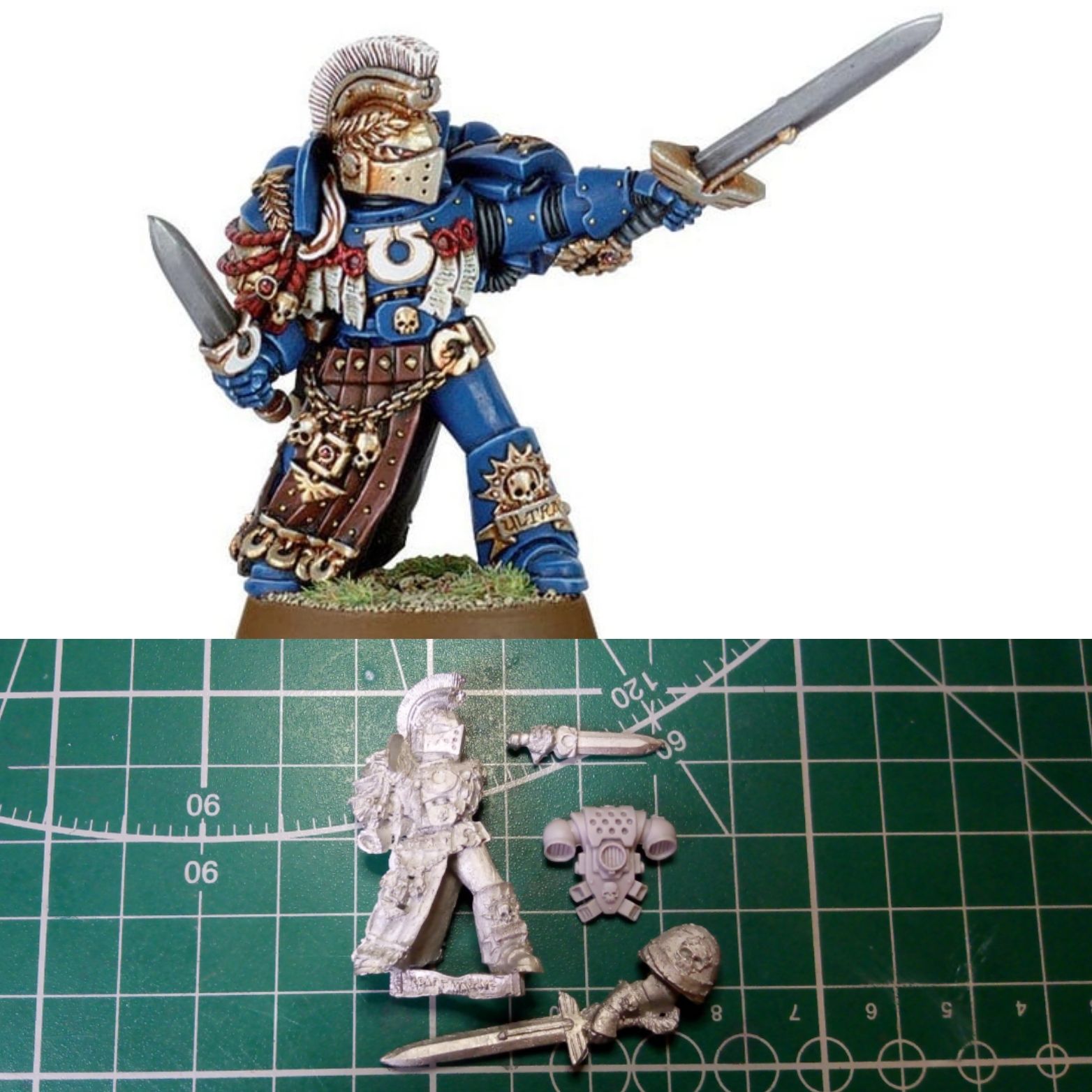 Ultramarine Champion Honor Guard 2005 Space Marines Warhammer миниатюра ...