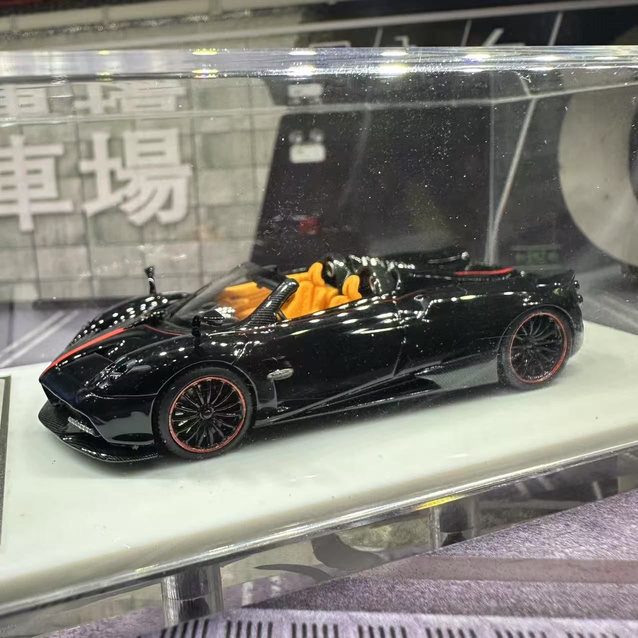 Flame 1:64 Pagani Huayra BC Black Смолам одель автомобиля купить на ...