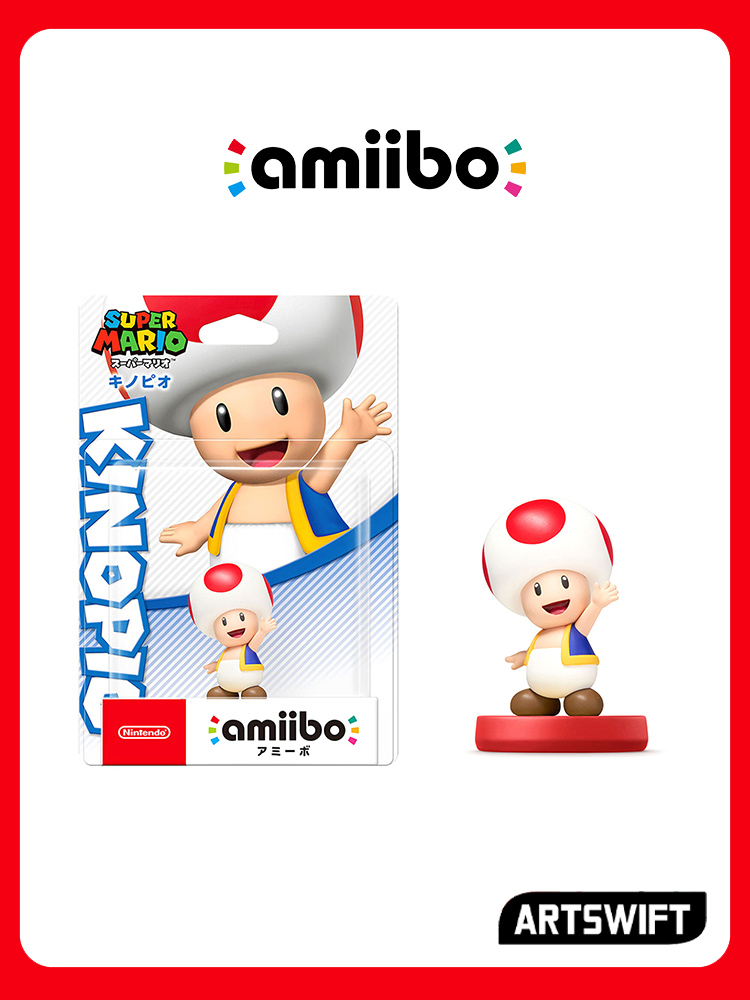 Nintendo amiibo Фигурка Toad (Super Mario Collection) Asian Version ...