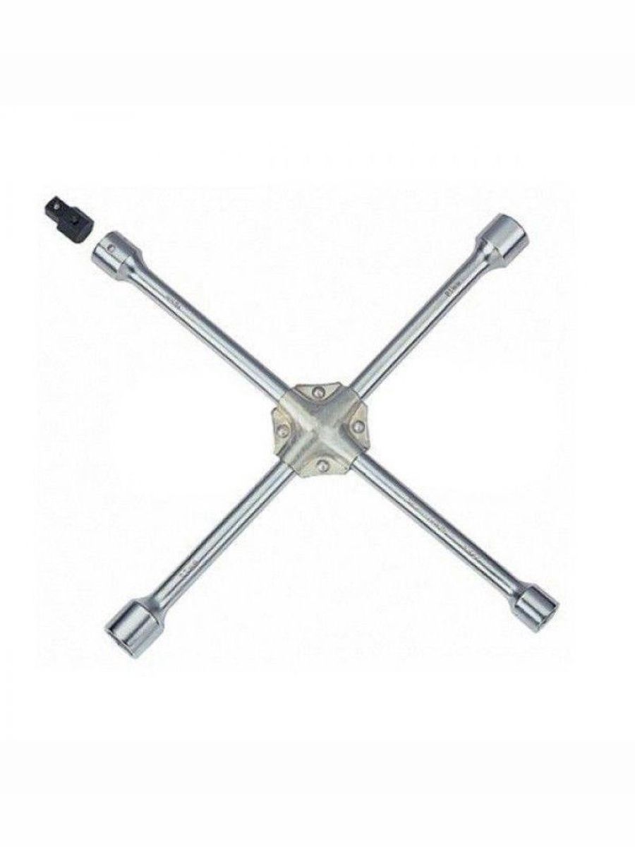 Ключ балонный крестовой 17-19-21-22+адаптер Rock Force купить на OZON по низкой цене (2665919532)