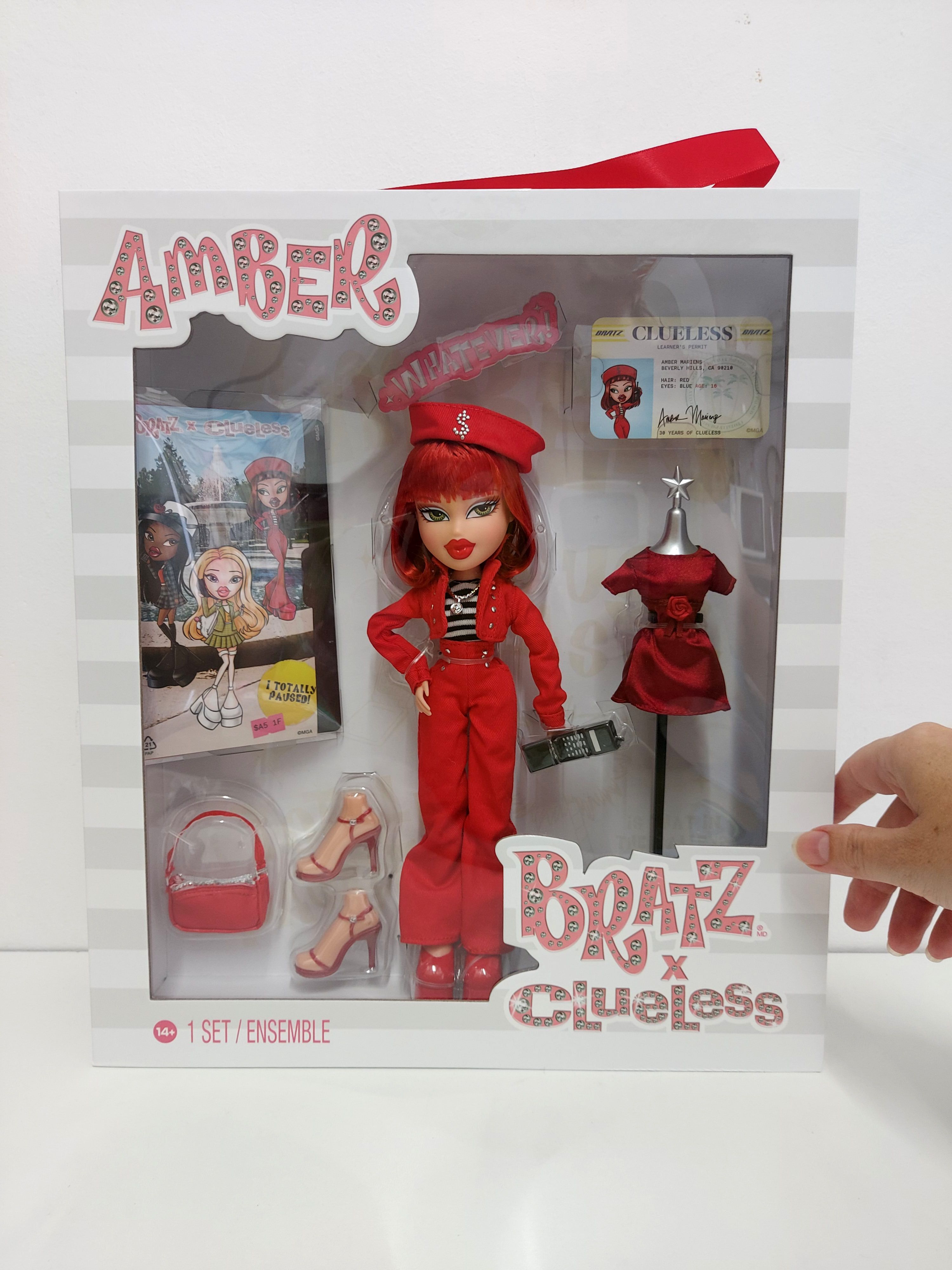 Кукла Bratz Clueless Amber Братц Эмбер в красном, коллекционная купить ...