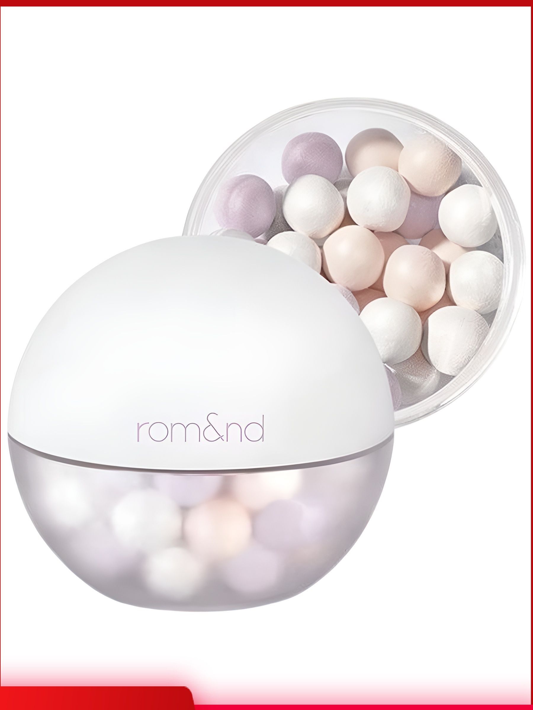 rom&nd Мерцающая пудра-вуаль в шариках Sheer Powder Pearls 01 Gleamy ...