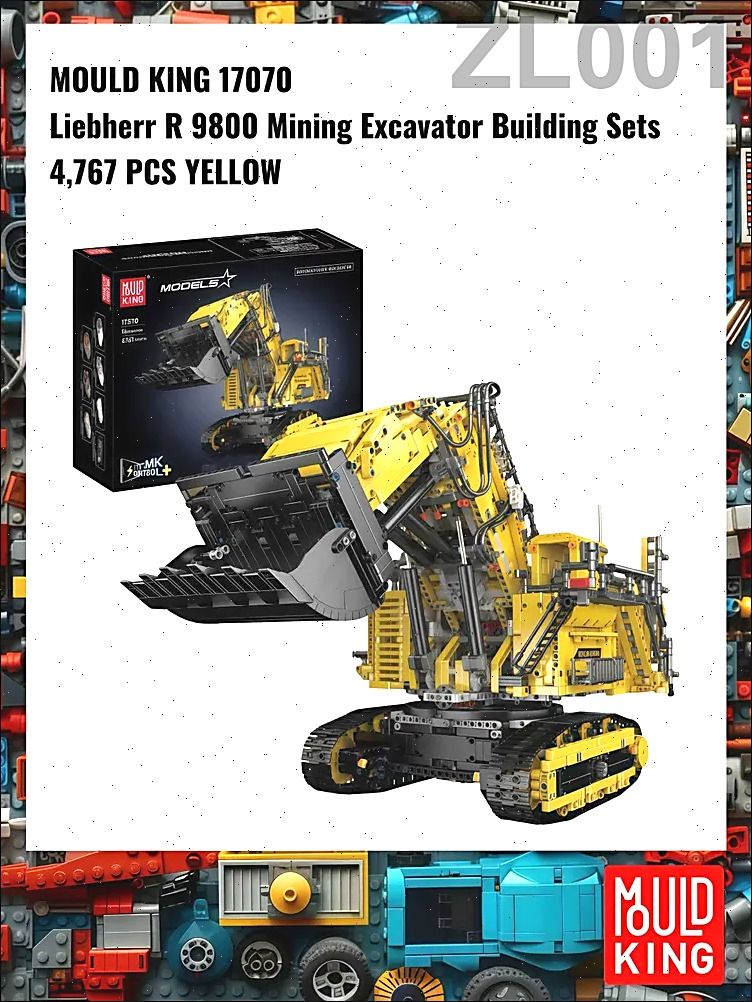 Пластиковый конструктор 17070 Liebherr R 9800 Mining Excavator Building ...