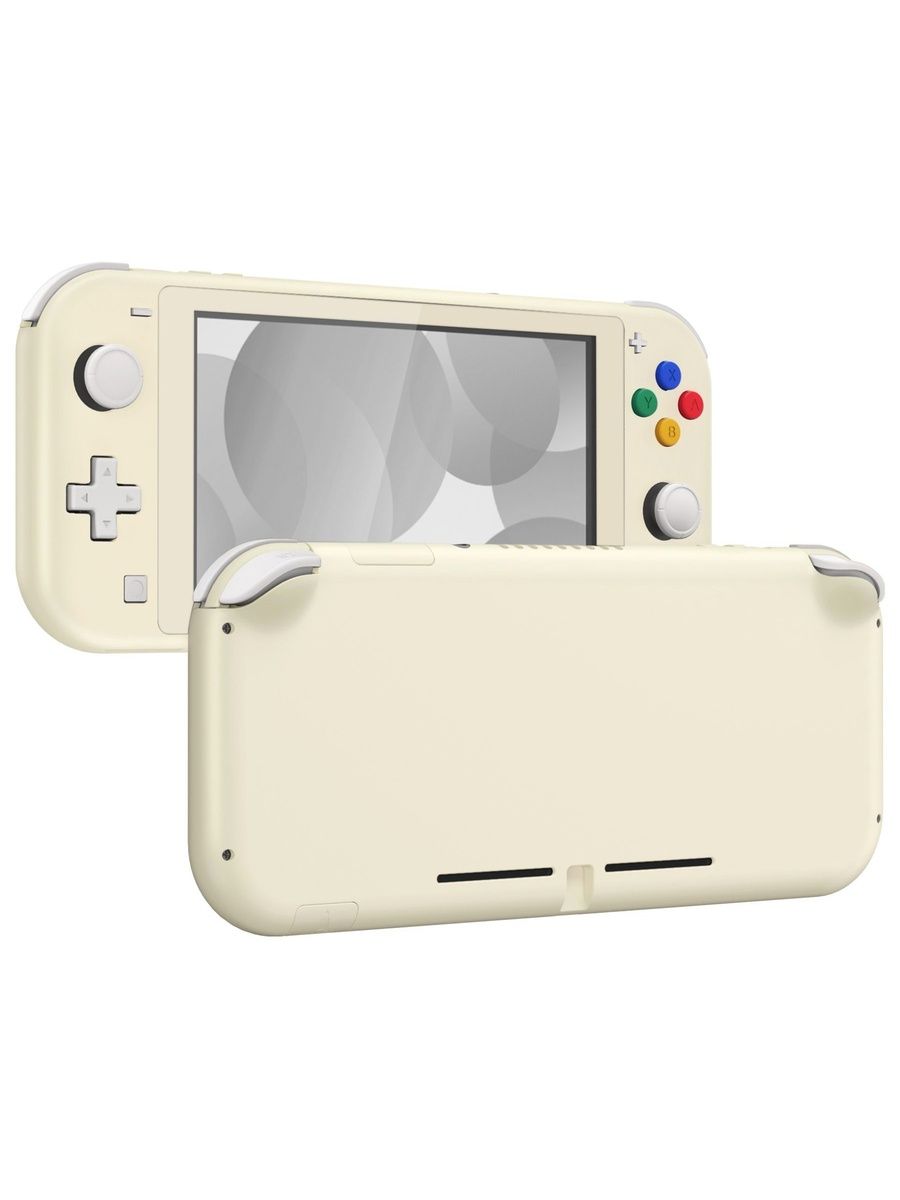 Прозрачный чёрный корпус eXtremeRate для Nintendo Switch Lite (NSL) с ...