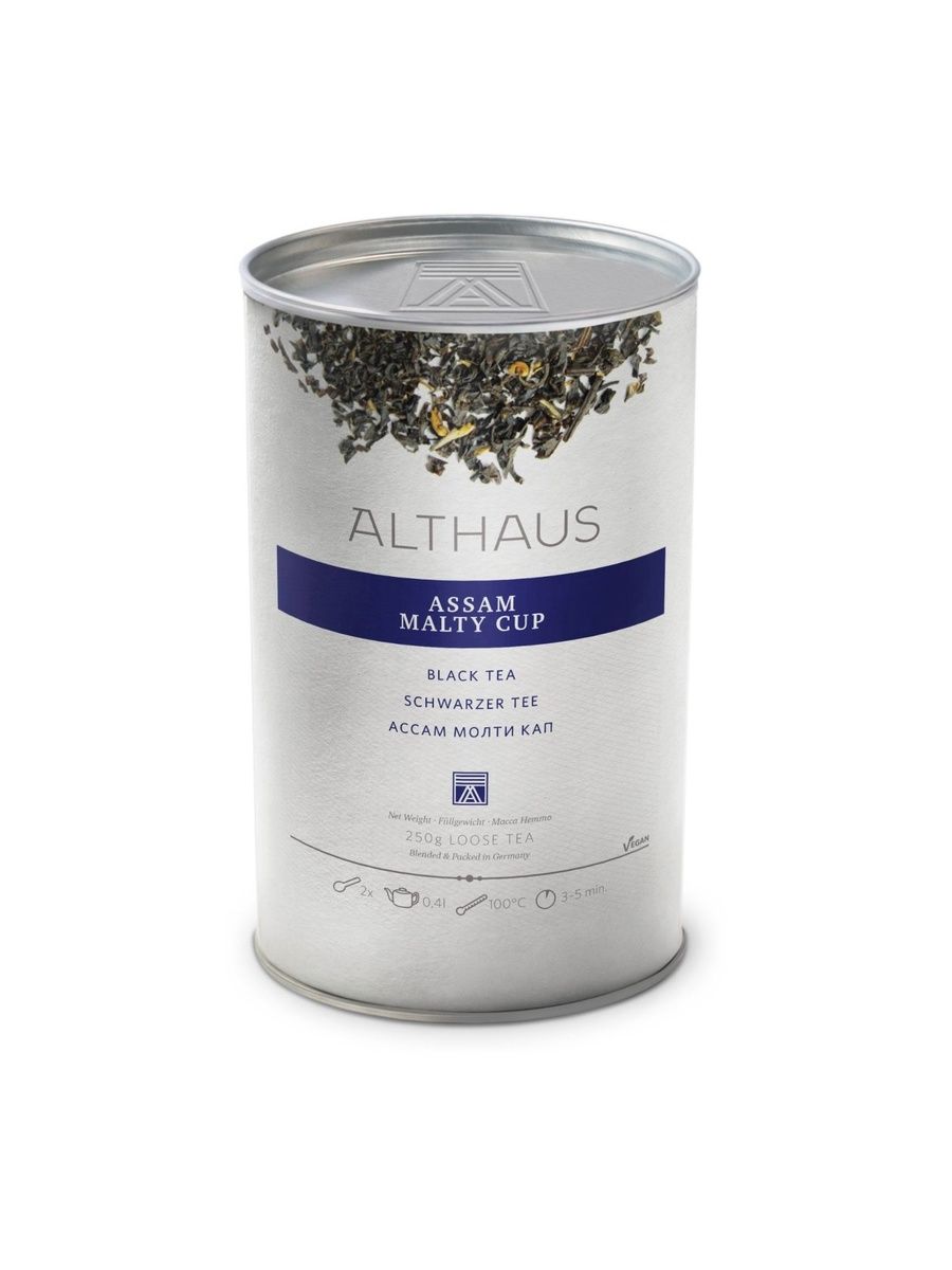ALTHAUS Assam Malty Cup, чай черный, 250 гр. (Банка) купить на OZON по ...