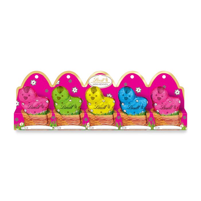 LIndt mini Gold chicks пасхальные цыплята из молочного шоколада ...