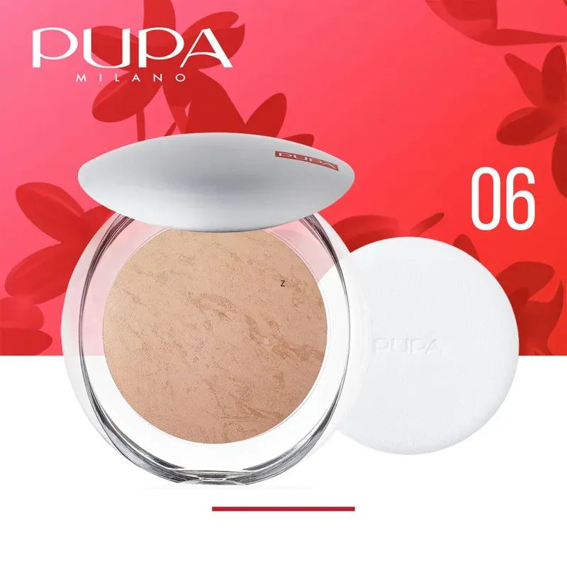 PUPA Пудра запеченная Luminys Baked Face Powder, тон 06 бисквит купить ...