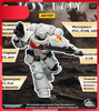 Warhammer White Scars Intercessor with Bolt Rifle, Bolt Pistol and ...