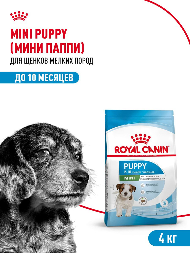 Сухой корм для щенков Royal Canin Mini Puppy для мелких пород, 4 кг ...