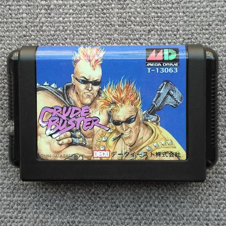 Sega игры 16 bit новые картриджи:Crude Buster купить c доставкой на ...