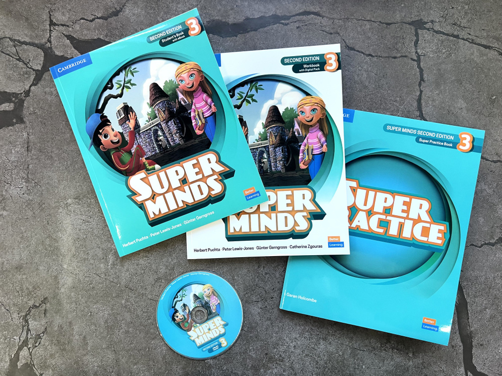 Super Minds 3 + Super Practice Book 3 (2nd edition - Учебник + Рабочая ...