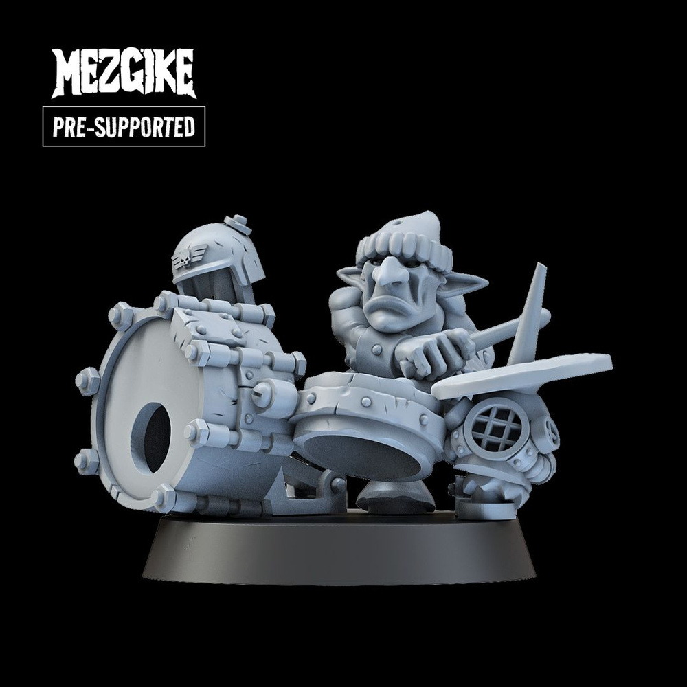 Миниатюры Runt Rockers Drummer (DnD,Warhammer,Pathfinder) 32мм - купить ...