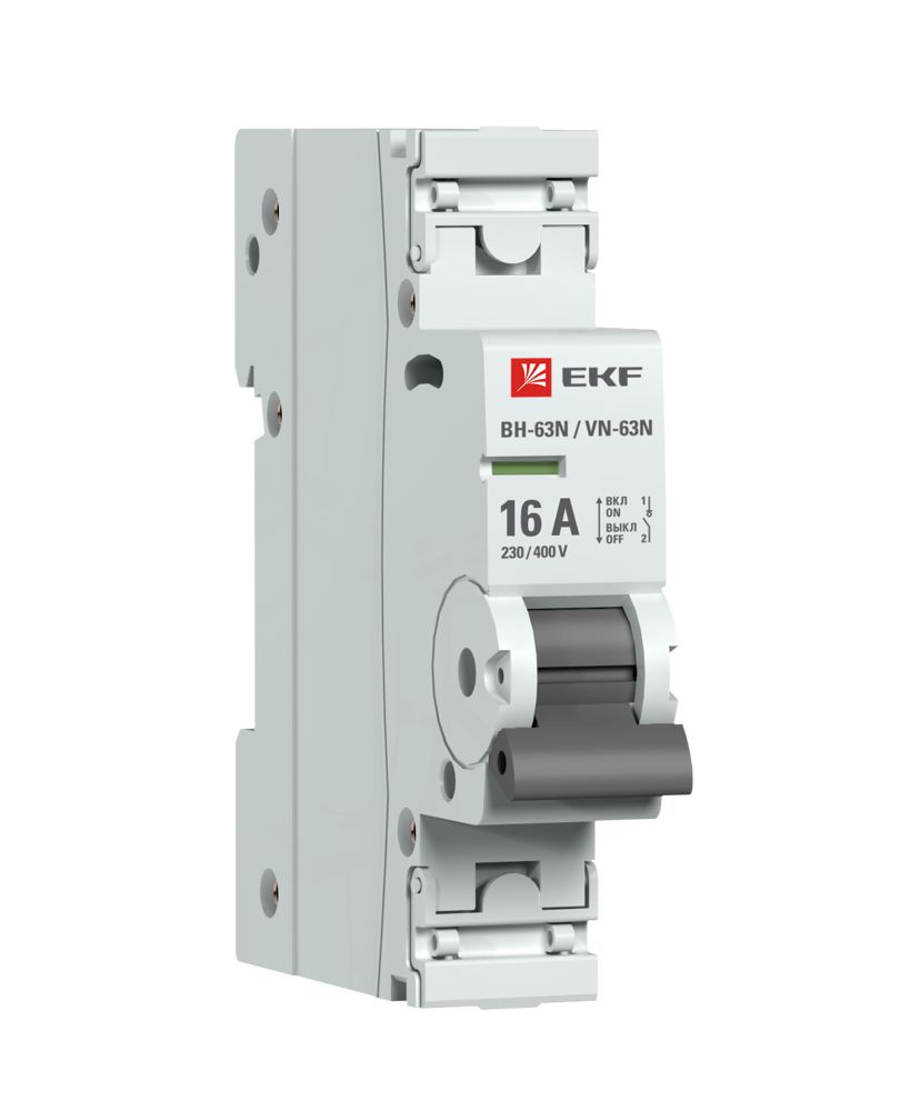 Купить Выключатель нагрузки EKF Proxima ВН-63 1P N 16 А по низкой цене в интернет-магазине OZON ...