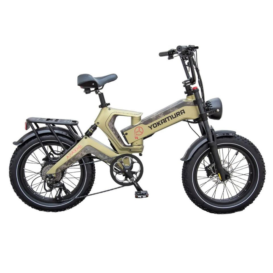 Электровелосипед Yokamura Apache 48V/20Ah Military Khaki - купить с доставкой по выгодным ценам ...
