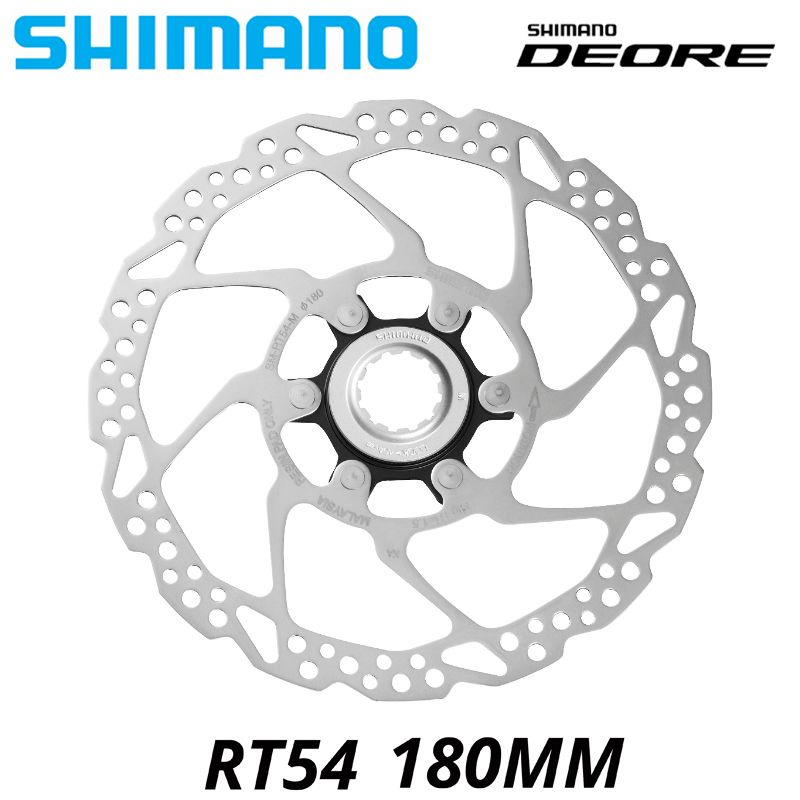 Тормозной диск (ротор) Shimano SM-RT54, 180мм, с центральным замком ...