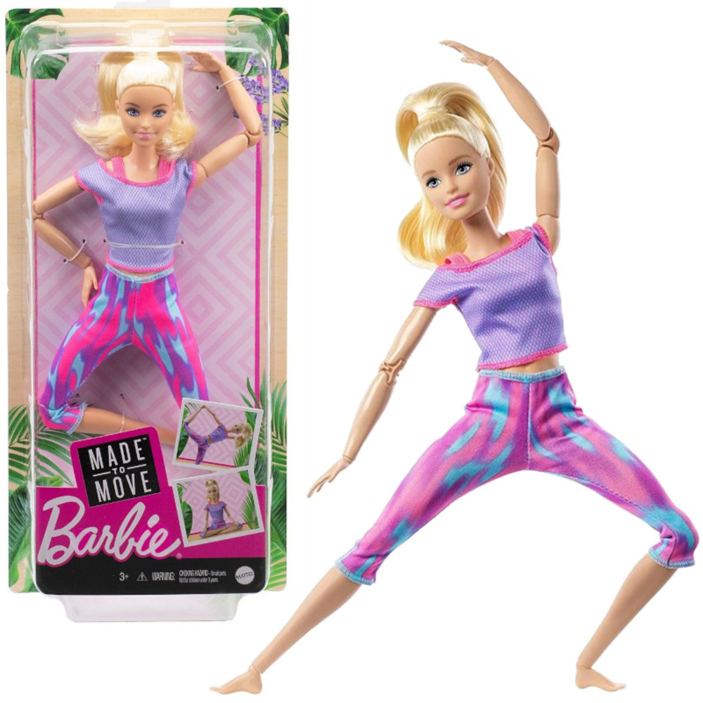 Шарнирная кукла Барби Безграничные движения GXF04 Блондинка Barbie ...