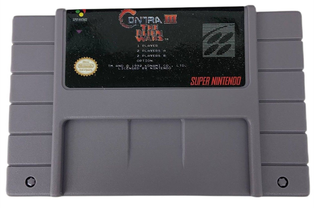 Картридж Игра для SNES Contra 3 The Alien Wars (PAL) - купить по ...