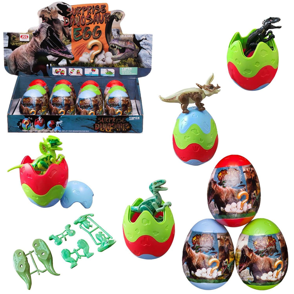 Игровой набор Junfa Фигурка динозаврика в яйце - купить с доставкой по выгодным ценам в интернет ...