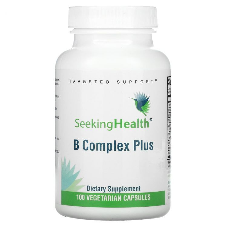 Seeking Health, B Complex Plus, Комплекс витаминов группы B, 100 капсул ...