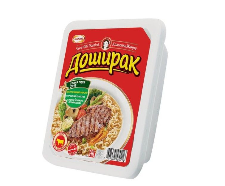 Лапша Доширак вкус говядины быстрого приготовления 90 гр - купить с ...