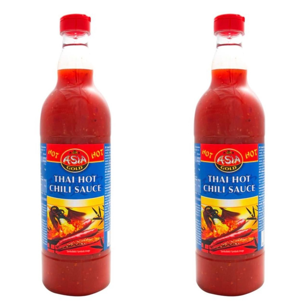 Соус острый тайский чили, Thai Hot Chili Sauce, 2шт по 700 мл - купить ...