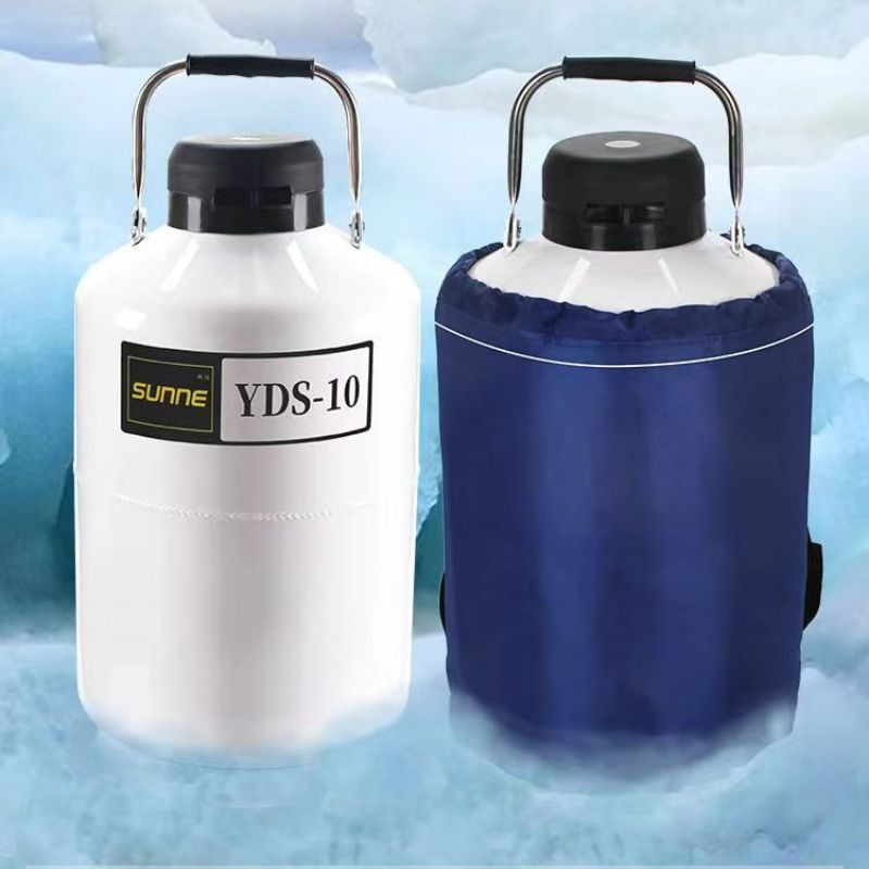 Резервуары для жидкого азота, переносной транспорт YDS-10 Сосуд Дьюара ...