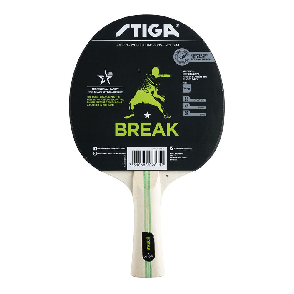 Ракетка для настольного тенниса Stiga Break WRB ITTF арт.1211-5918-01 ...