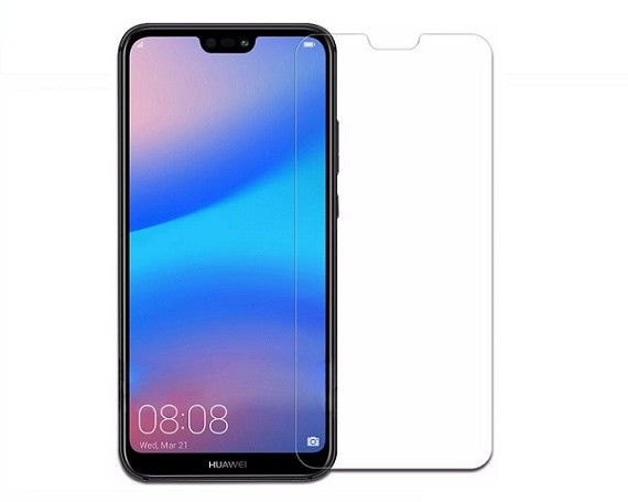 Huawei P20 Lite/Nova 3e - безрамочное защитное стекло "2D" - купить с доставкой по выгодным ...