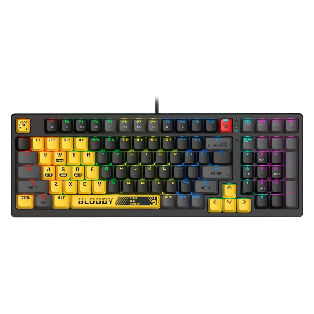 A4Tech Игровая клавиатура проводная Bloody S98, Русская раскладка ...
