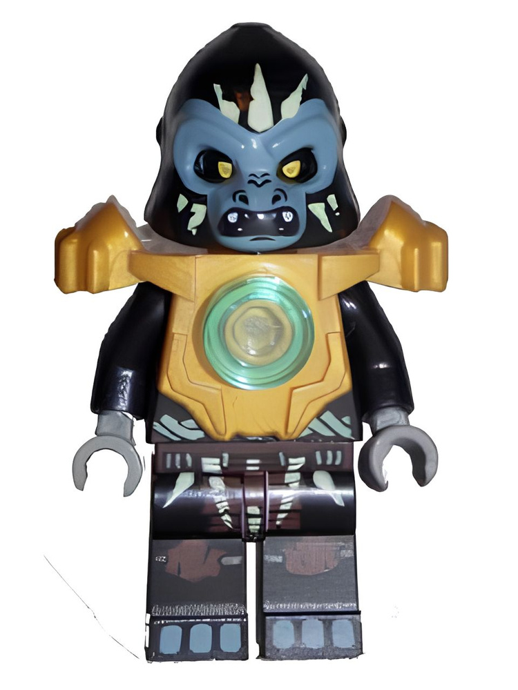 Минифигурка Lego Legends of Chima Gorzan - Pearl Gold Heavy Armor ...