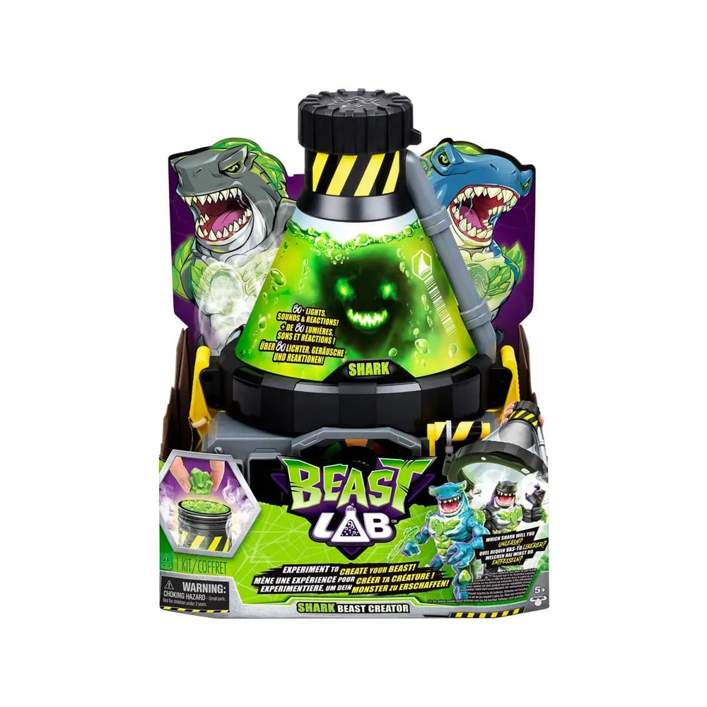 Игровой набор Beast Lab Shark Beast Creator/Dino Creator интерактивная ...