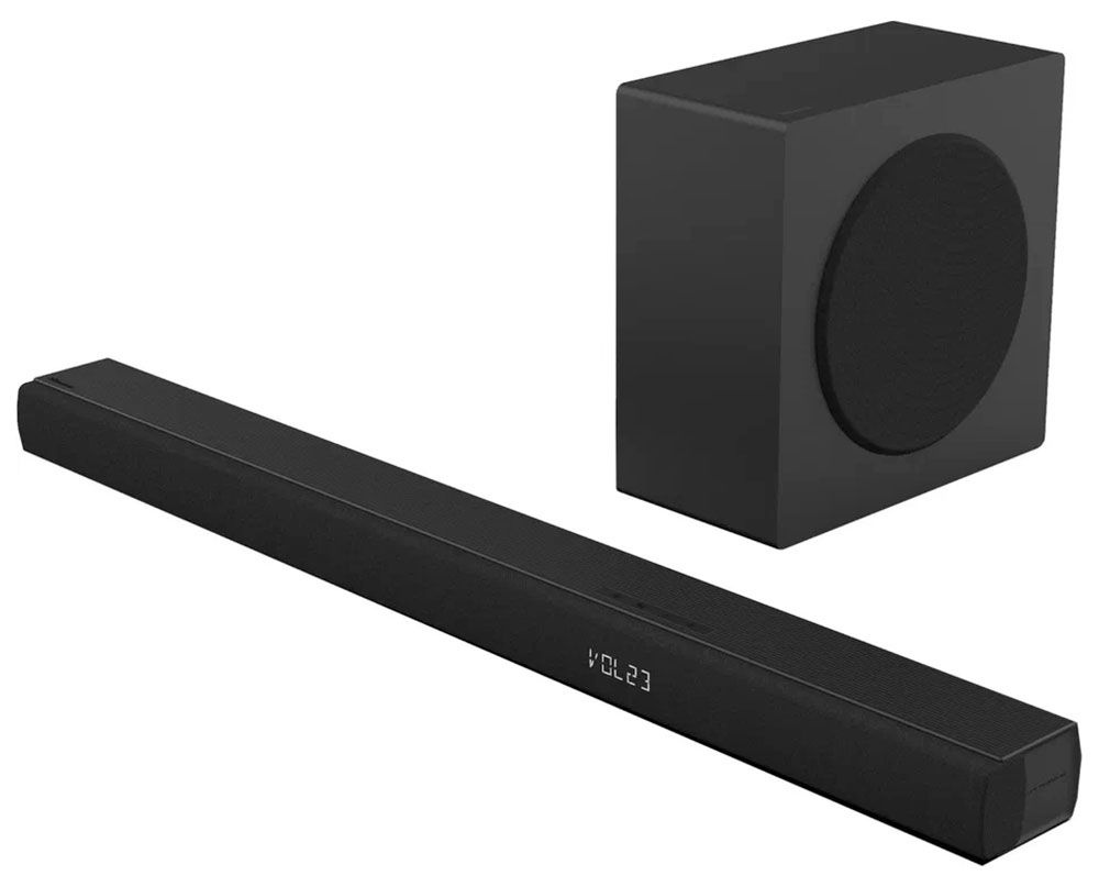Саундбар для телевизора Hisense HS3100; мощность 480 Вт; беспроводной ...