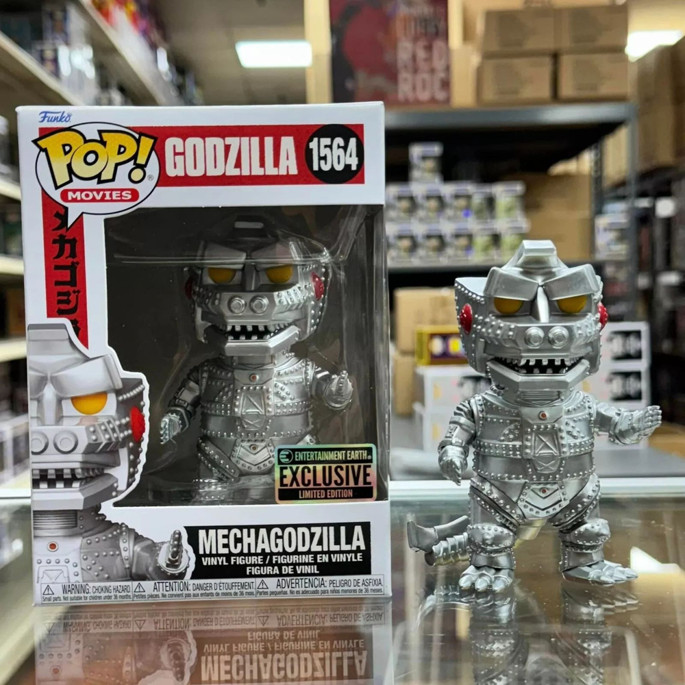 Фигурка Funko Pop! Godzilla Mechagodzilla (Стикер EE (Фанко Поп ...