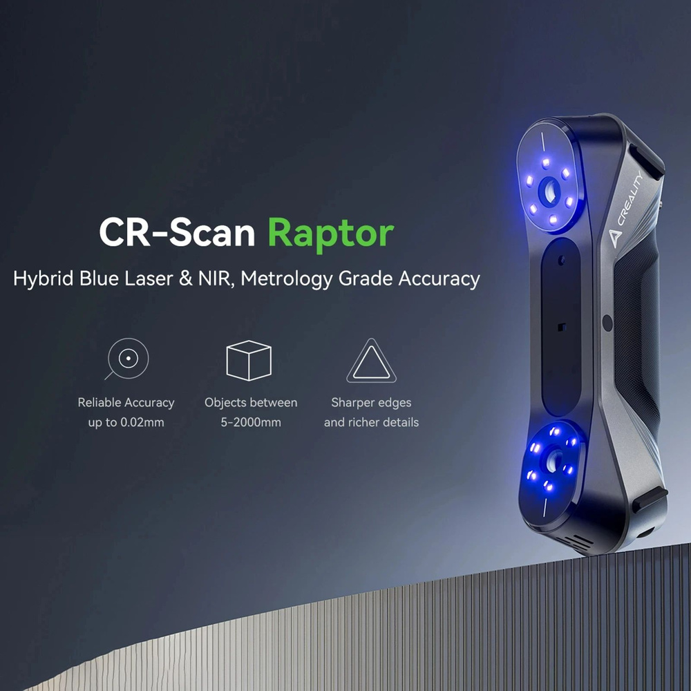 Creality 3D Scanner CR-Scan Raptor 3D печать ручная сканирование 0,02 ...