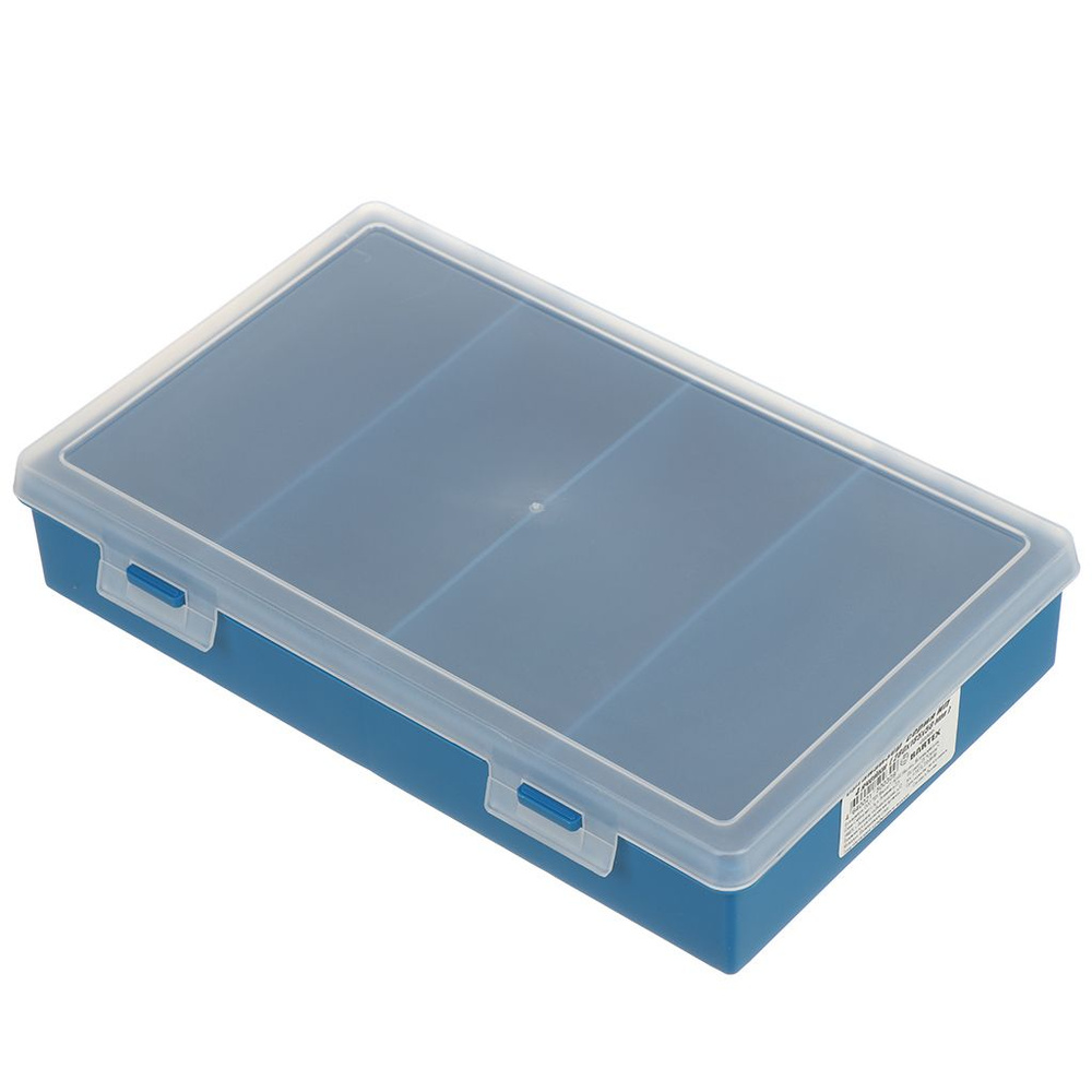 Ящик-органайзер для инструментов Bartex, 28х18.5х6 см, пластик, 4 ячейки купить на OZON по ...