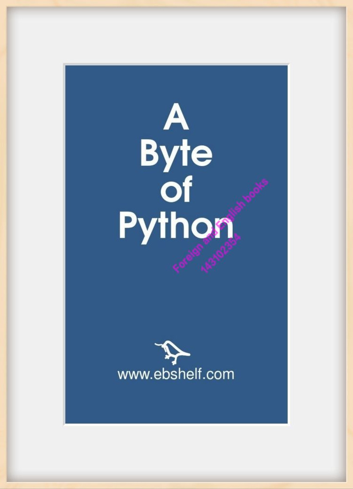 A Byte of Python купить на OZON по низкой цене (1639132604)