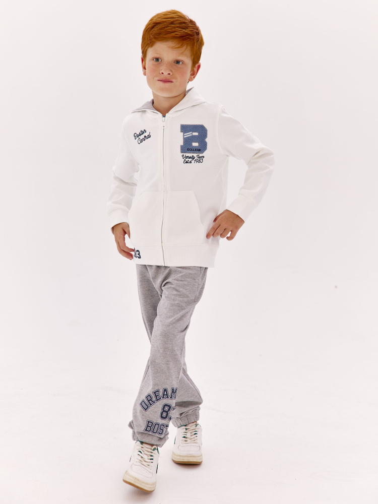 Брюки Мальчики Original Marines светло-серый меланж Хлопок, Вискоза ...