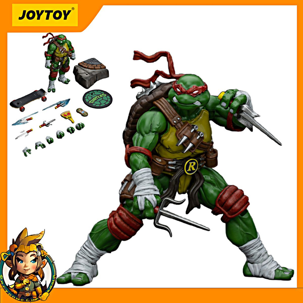 аниме фигурки TMNT JOYTOY 1/18 Raphael Подарки-игрушки купить на OZON ...