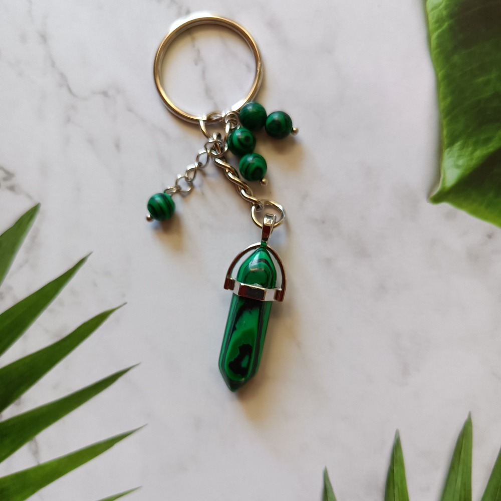 Брелок оригинальный с кристаллом в виде пули на ключи и телефон, сумку ...