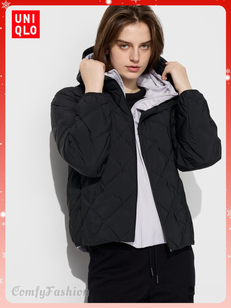 Куртка Женский Uniqlo черный, размер 42 На любой сезон купить c доставкой на OZON по низкой цене ...