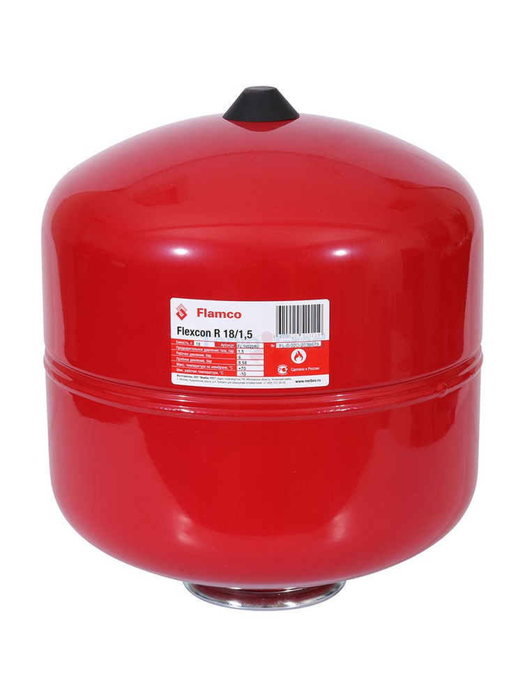 Расширительный бак Flamco Flexcon R 18 для систем отопления 6 бар купить на OZON по низкой цене ...